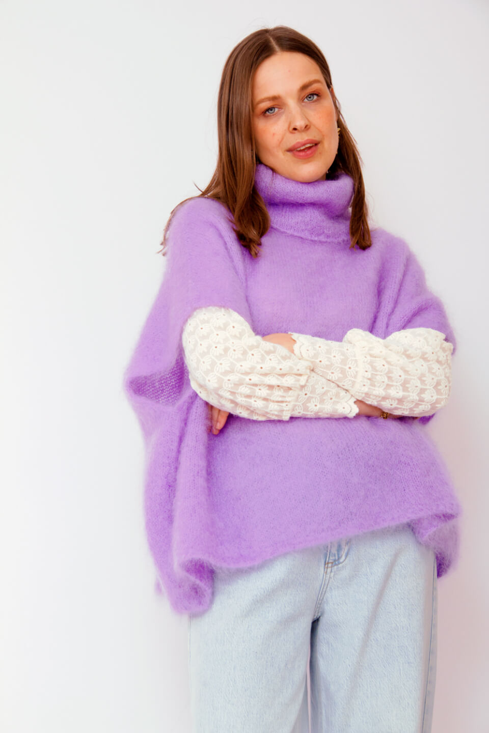Mohair Col Sweater, Universele Maat, Zonder Mouwen, Sweet Like You ...