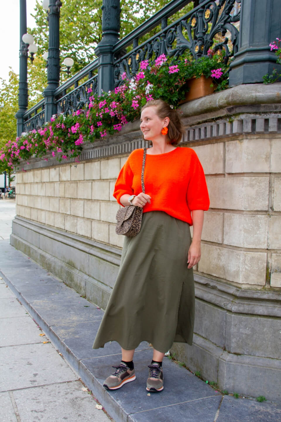 Nia Skirt, MbyM, Sizes XS-XL, Khaki – Sienna Goodies